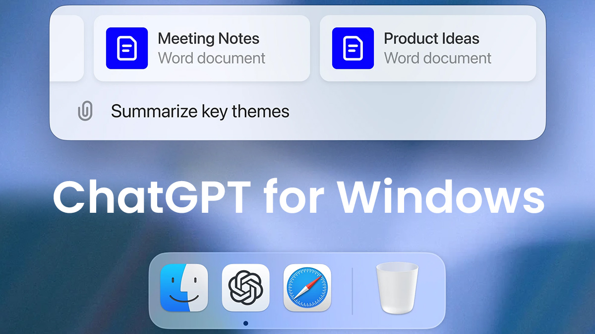 ChatGPT тепер доступний на Windows